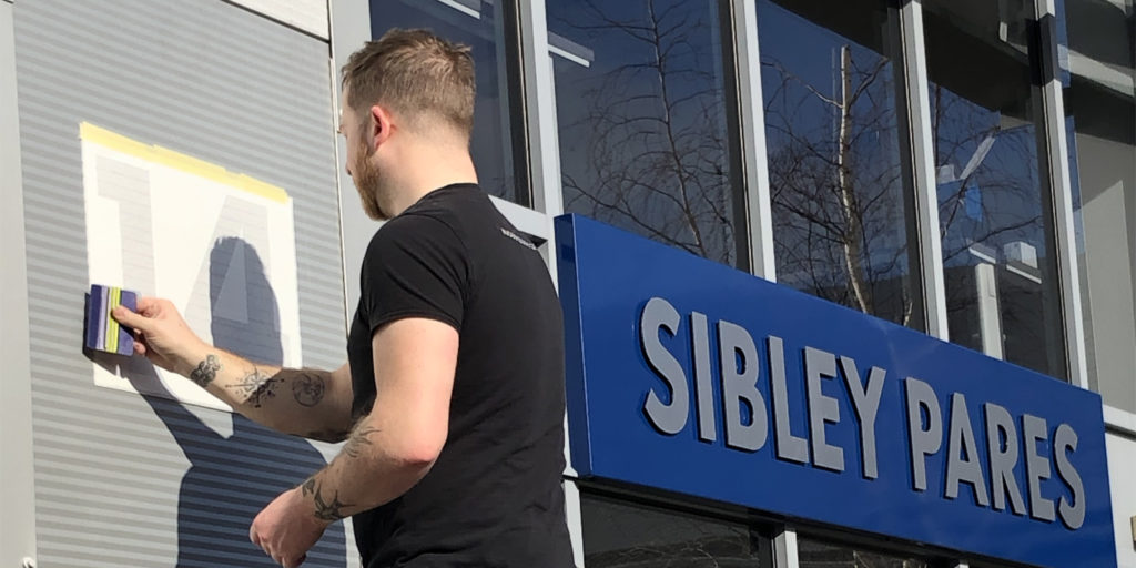 Sibley Pares Ashford Office Signage