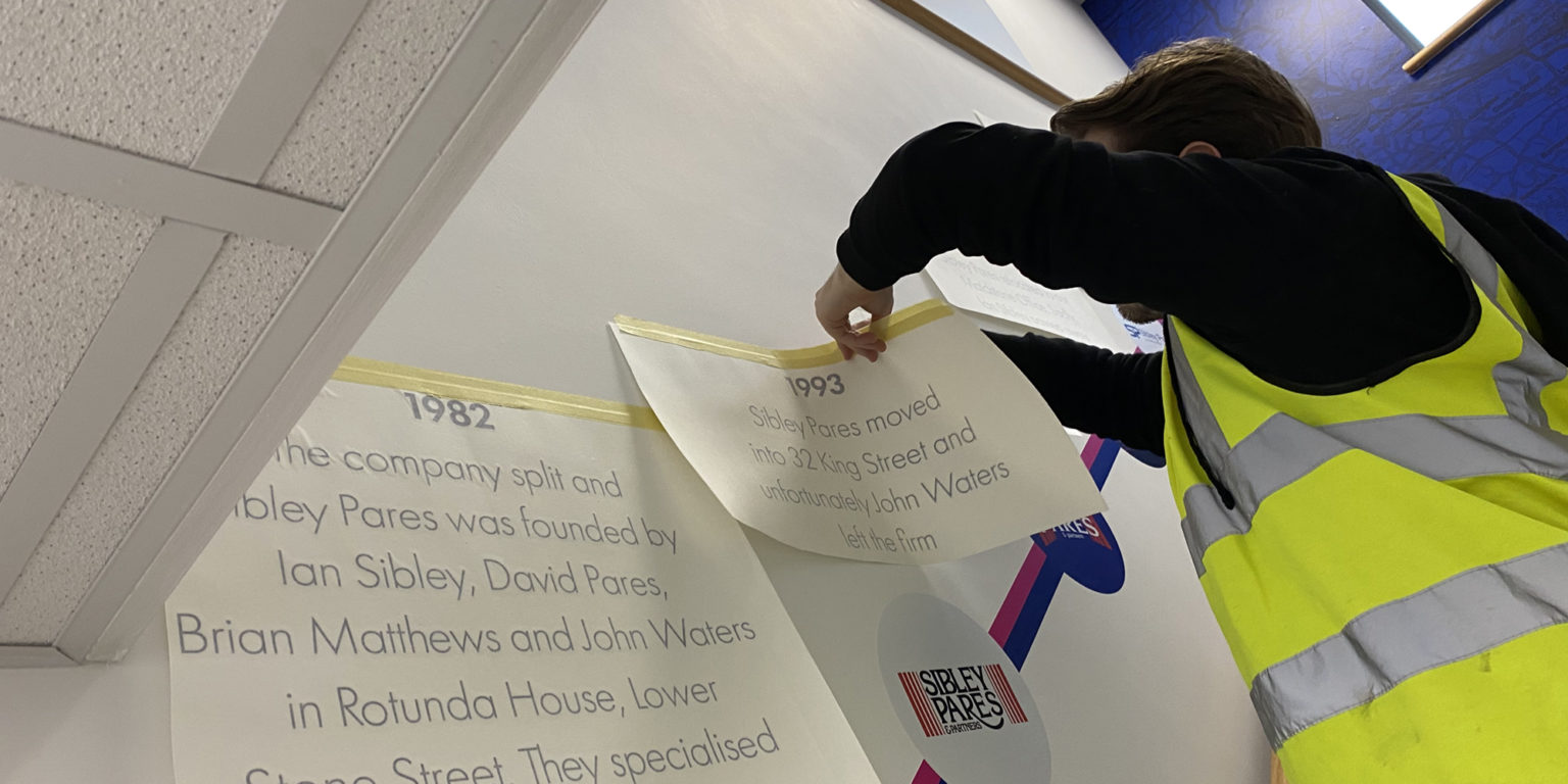 Sibley Pares Ashford Office Signage